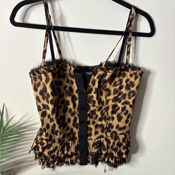 L.A.M.B. | Tops | Lamb Y2k Womens Leopard Print Tank Cami Top Vintage ...